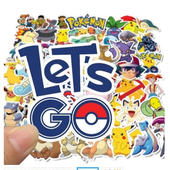 Other | 5 Pcs Pokmon Sticker Set | Poshmark